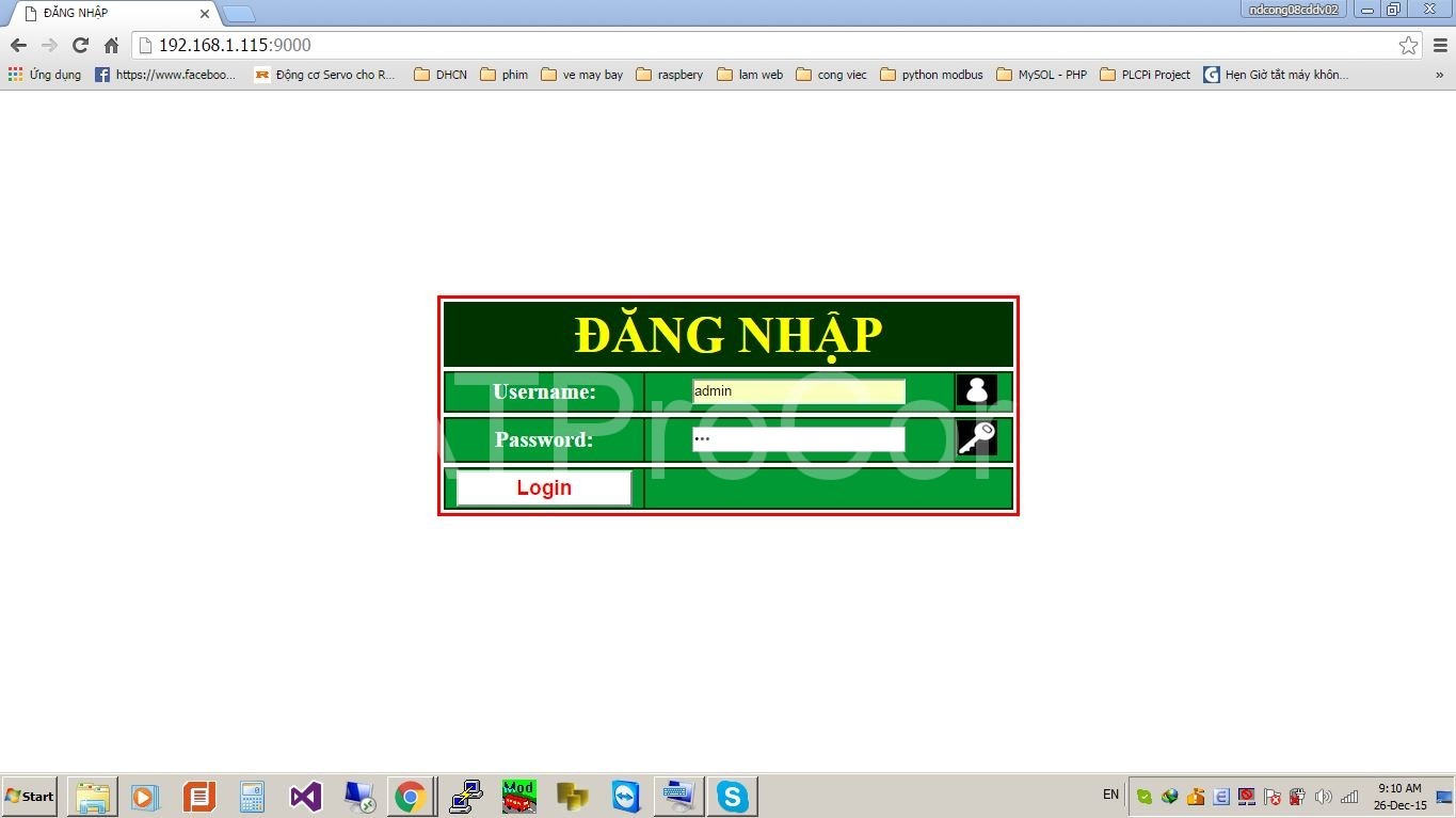 Đồng hồ đo nhiệt độ độ ẩm có web server antuongpro